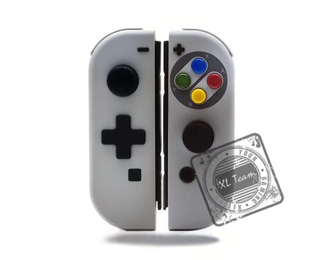 Custom Super Famicom Themed Nintendo Switch Joy Con Joycon Etsy