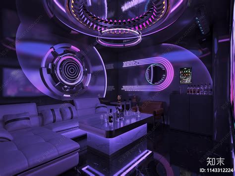 Ktv小包房3d模型下载【id1143312224】知末3d模型网