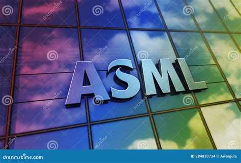 Asml Holding Semiconductor Headquarters Glass Building Concept