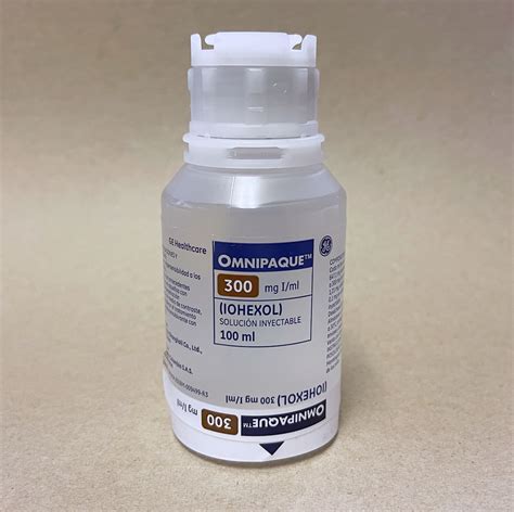 Ge Omnipaque 300 Mg I Ml Iohexol 100 Ml Total Cx Inc