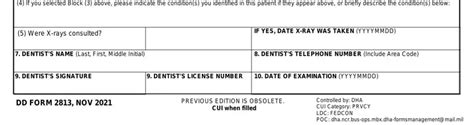 Form Dd 2813 Dental ≡ Fill Out Printable Pdf Forms Online