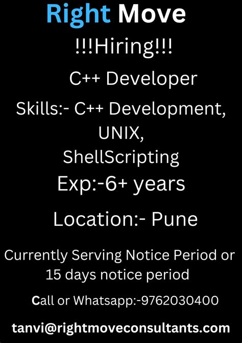 Tanvi P On Linkedin C Developer Unix Shellscripting Hiringnow