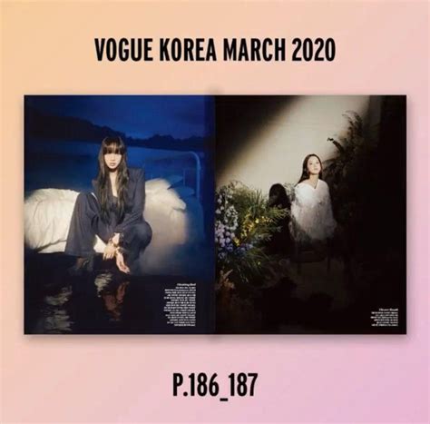 Blackpink X Vogue Korea Magazine Vogue Korea Rosé And Jennie Vogue
