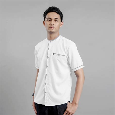 Jual Baju Koko Pria Lengan Pendek Pria Dewasa Baju Koko Muslim