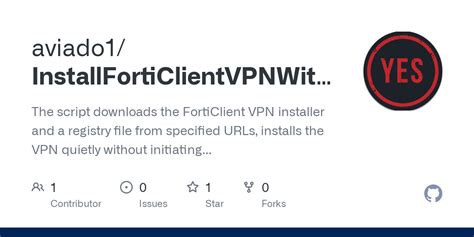 Github Aviado1installforticlientvpnwithsettings The Script