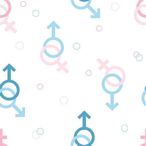 Premium Vector Symbols Of Sexes And Genders Seamless Vector Pattern