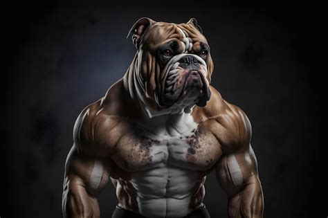 Muscular Bulldog