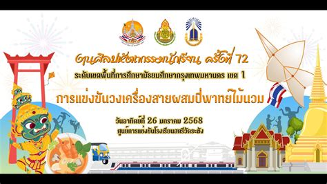 การแข่งขันเครื่องสายผสมปี่พาทย์ไม้นวม Youtube