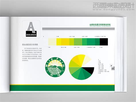 野场品牌vi设计之色彩搭配组合专用表