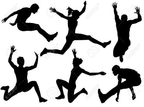 Jumping Silhouette Clipart 20 Free Cliparts Download Images On