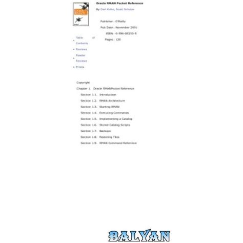 خرید و قیمت دانلود کتاب Oracle Pocket Reference ترب