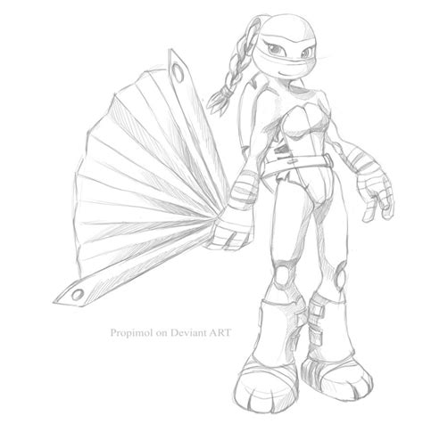 Tmnt Venus 2012 New Design By Propimol On Deviantart