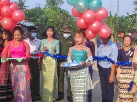 ၇၇ နှစ်မြောက် တပ်မတော်နေ့ကို ကြိုဆိုဂုဏ်ပြုသောအားဖြင့် ကျေးလက်မီးလင်းရေး ၁၁ ကေဗွီဓာတ်အားလိုင်းန