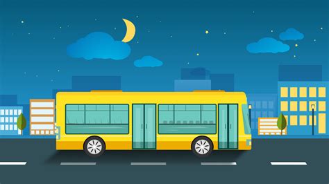 公交车mg动画 Ae模板ae模板下载