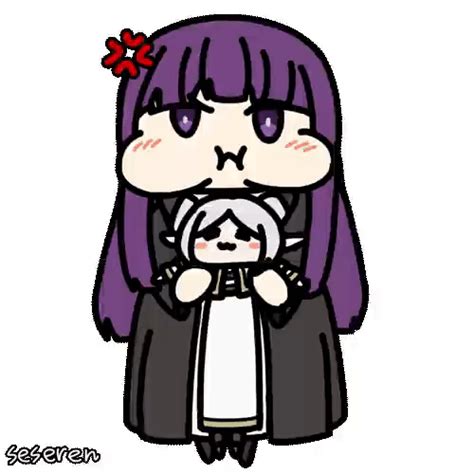 Safebooru Anger Vein Animated  Carrying Fern Sousou No Frieren