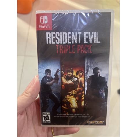 全新 Ns 惡靈古堡 三重包 4 5 6 美版中文版 Resident Evil Triple Pac 蝦皮購物