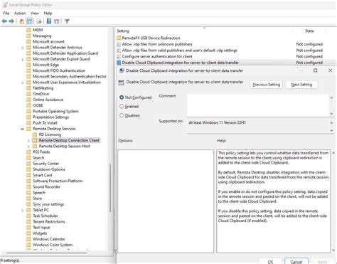 Configuring The Cloud Clipboard In Windows With Group Policy And