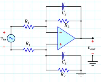 Solved Design A Single Pole Low Pass Filter Using The Chegg
