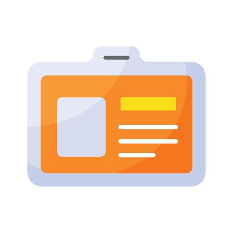 Student Id Card Design Entry Pass Icon In Modern Style 47397133 Vector