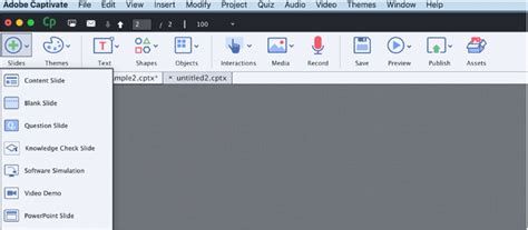 Adding Slides In Captivate Download Scientific Diagram