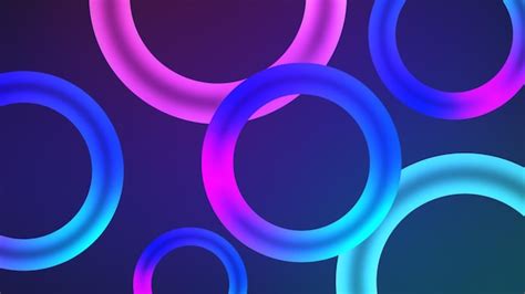 Premium Photo Abstract Colorful Circles Background