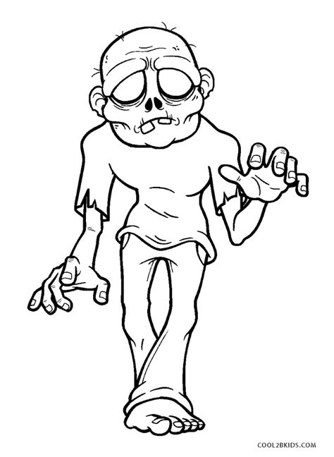 Desenho De Zumbi Para Colorir E Imprimir Zumbi 17 Desenhos Para