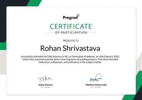 Ai Machinelearning Generativeai Datascience Lifelonglearning Rohan Shrivastava