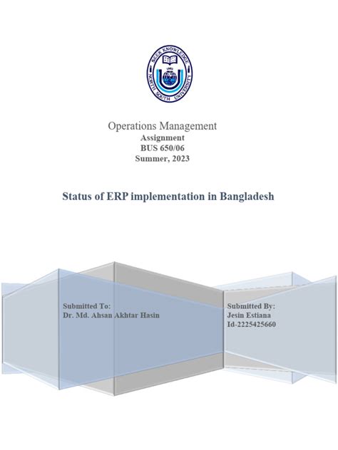 Assignment Operations Management Pdf