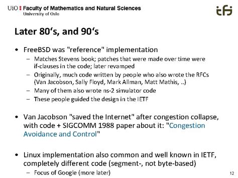 Department Of Informatics Networks And Distributed Systems Nd
