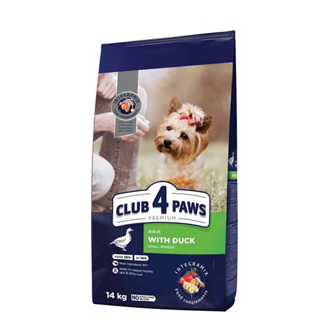 Сухой корм для взрослых собак малых пород Club 4 Paws Premium 14 кг ...