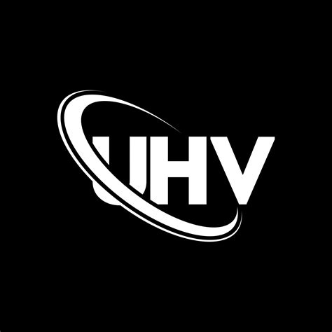 Uhv Logo Uhv Letter Uhv Letter Logo Design Initials Uhv Logo Linked With Circle And Uppercase