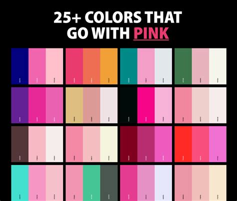 25 Best Colors That Go With Pink Pink Color Palettes Creativebooster