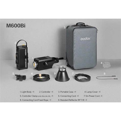 【攝界】現貨 Godox 神牛 諾力 M600d 白光 雙色溫 Led 持續燈 M300bi M200d 聚光燈 蝦皮購物