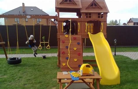 Детски площадки за разпит — игрални комплекси и идеи за строежа на площадки за деца 80 снимки