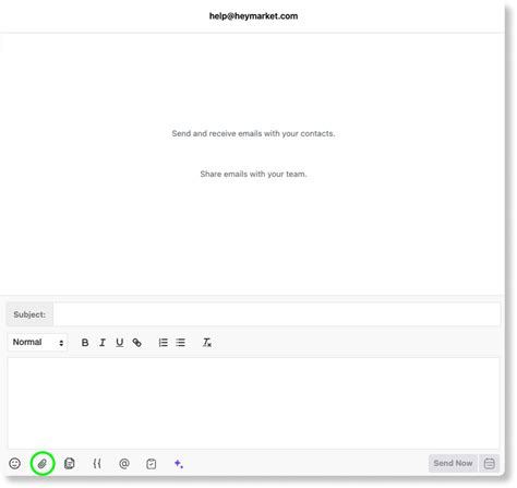 Adding Attachments To Email Heymarket