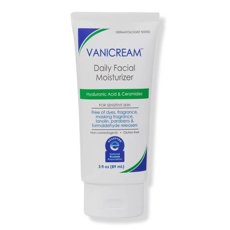 Vanicream Daily Facial Moisturizer With Hyaluronic Acid And Ceramides