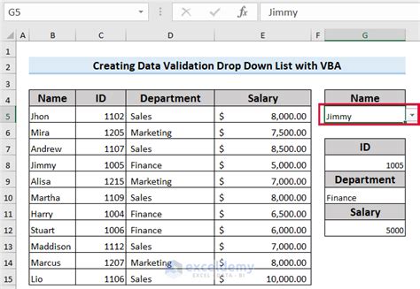 How To Get An Excel Vba Input Box With A Drop Down List 2 Methods