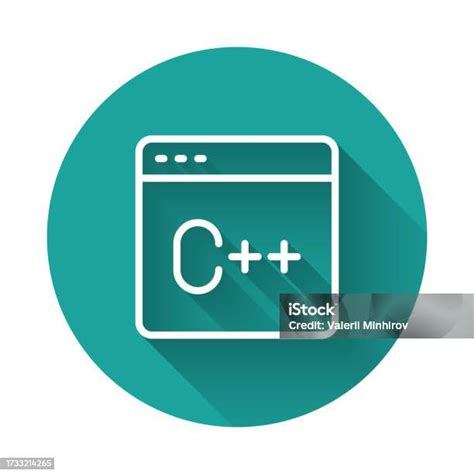 Ilustración De White Line Software Icono De Código De Programación De