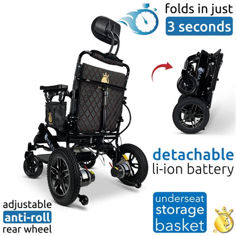 Limited Edition Remote Control Foldable Electric Wheelchair