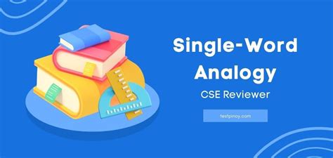 40 Test Answers Cse Reviewer Single Word Analogy Test Pinoy