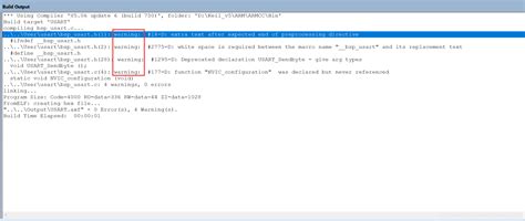 warning 14 d extra text after expected end of preprocessing