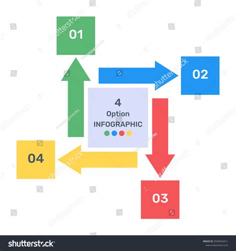 steps chart denoting business infographic flat stock vector royalty