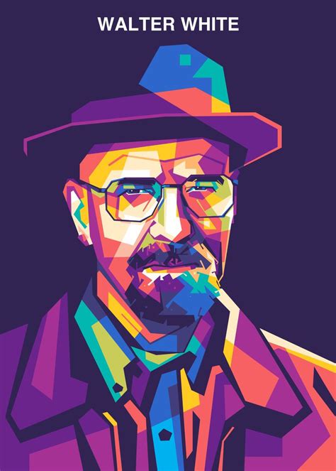 Heisenberg Poster Picture Metal Print Paint By Dika Sujud Displate