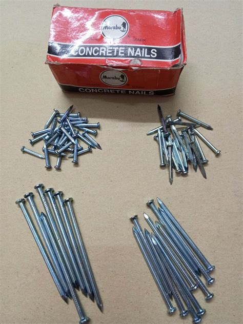 Paku Tembok Beton Concrete Nails 1 1 12 3 4 Inch Merk Marabu Asli