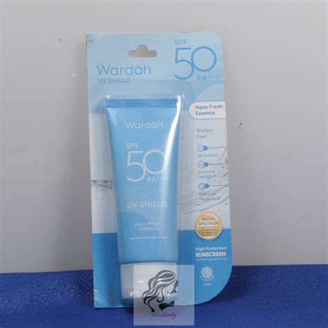 Wardah Uv Shield Aqua Fresh Essence Spf 50 Suncreen 30 Ml Original