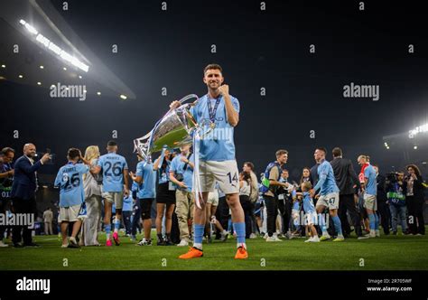 Istanbul Turkey 10th Jun 2023 Aymeric Laporte City Mit Pokal