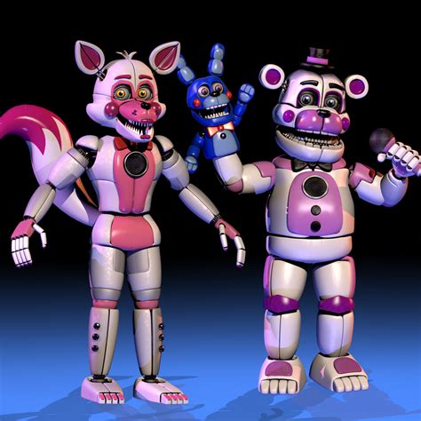 Funtime Foxy And Funtime Freddy Fnaf Sl By Chuizaproductions On Deviantart