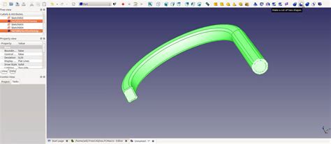 Freecad Tutorial Variable Section Pipe