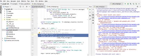 Problems With Initialize A Googleadsclient Using The Credentials Stored In Google Ads Yaml
