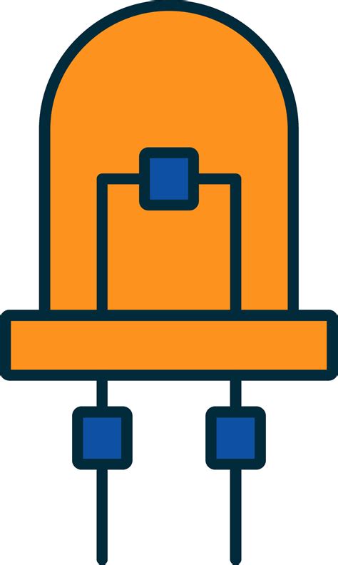Diode Line Filled Two Colors Icon 37379311 Vector Art At Vecteezy